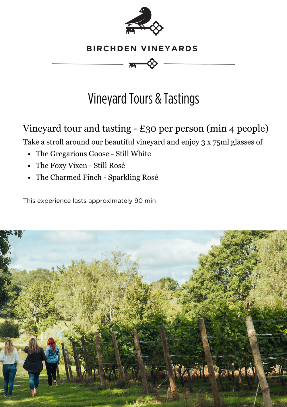 Experiences – Birchden Vineyards